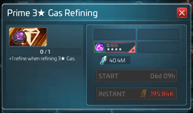 Prime Research from Scrapping – Star Trek Fleet Command Test Site