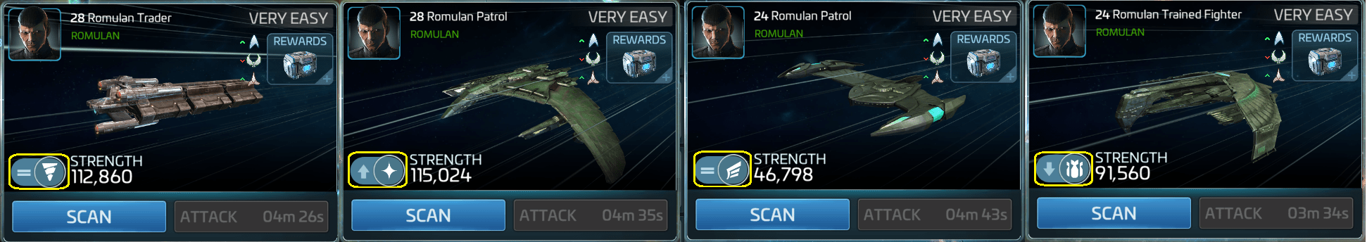 Combat Triangle – Star Trek Fleet Command Test Site