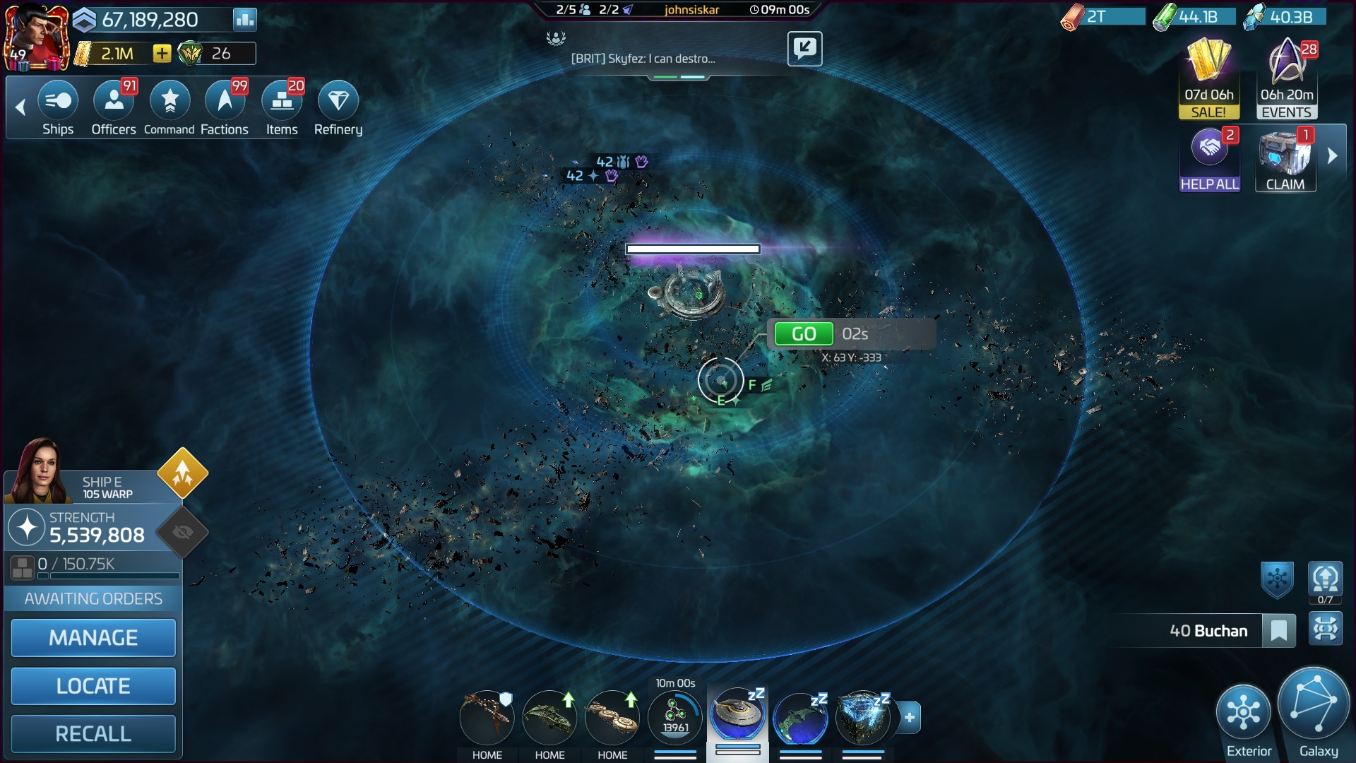 Wave Defense – Star Trek Fleet Command Test Site